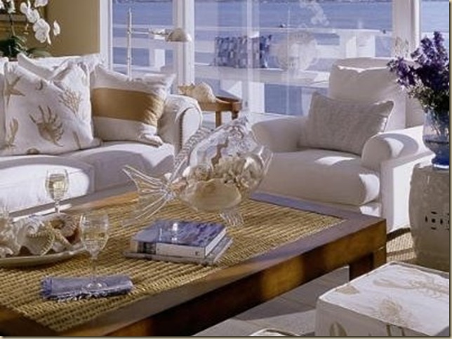 Purple Goat Lady: White Centerpieces and Flowers